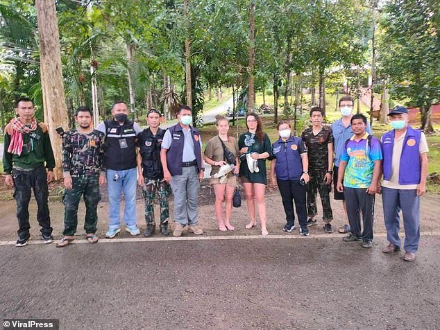 Two British teenage girls are rescued after spending the night lost in ...