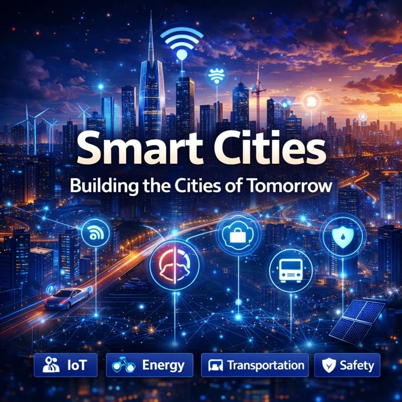 🌍 Smart Cities: How Technology Is Building the Cities of Tomorrow