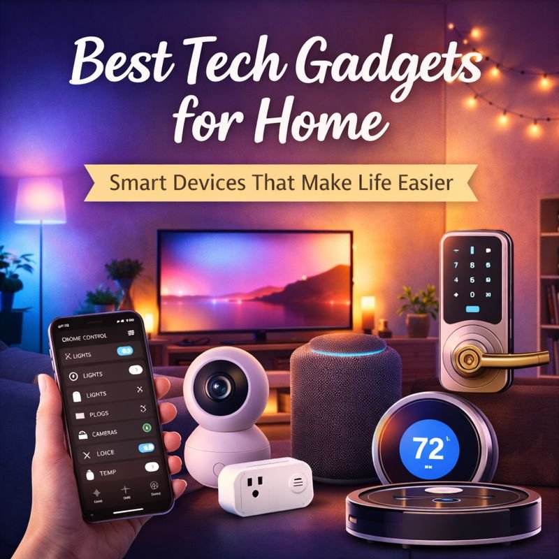Best Tech Gadgets for Home: Smart Devices That Make Life Easier in 2026